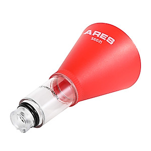 ARES 56021 - Oil Funnel for Ford and Mazda - Spill-Free Oil Filling - Easy to Use 1-Person Design - Fits Multiple Applications