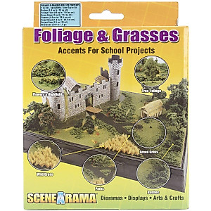 Woodland Scenics SP4120 Scene-A-Rama Foliage and Grasses Kit, Multicolor