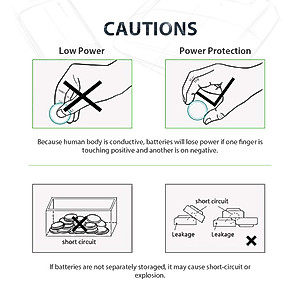 LiCB CR2032 Battery,Long-Lasting & High Capacity CR2032 Lithium Batteries,3 Volt Coin & Button Cell (5-Pack)