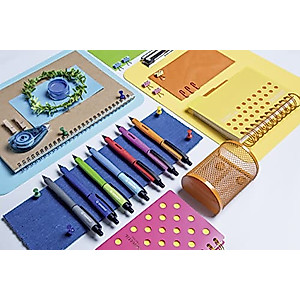 STABILO Retractable Rollerball Pen PALETTE - Pack of 10 - Blue