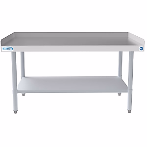 KoolMore EQT-163048 16 Gauge Stainless Steel Commercial Equipment Stand - 30 x 48 Heavy Duty Griddle Stand with Undershelf