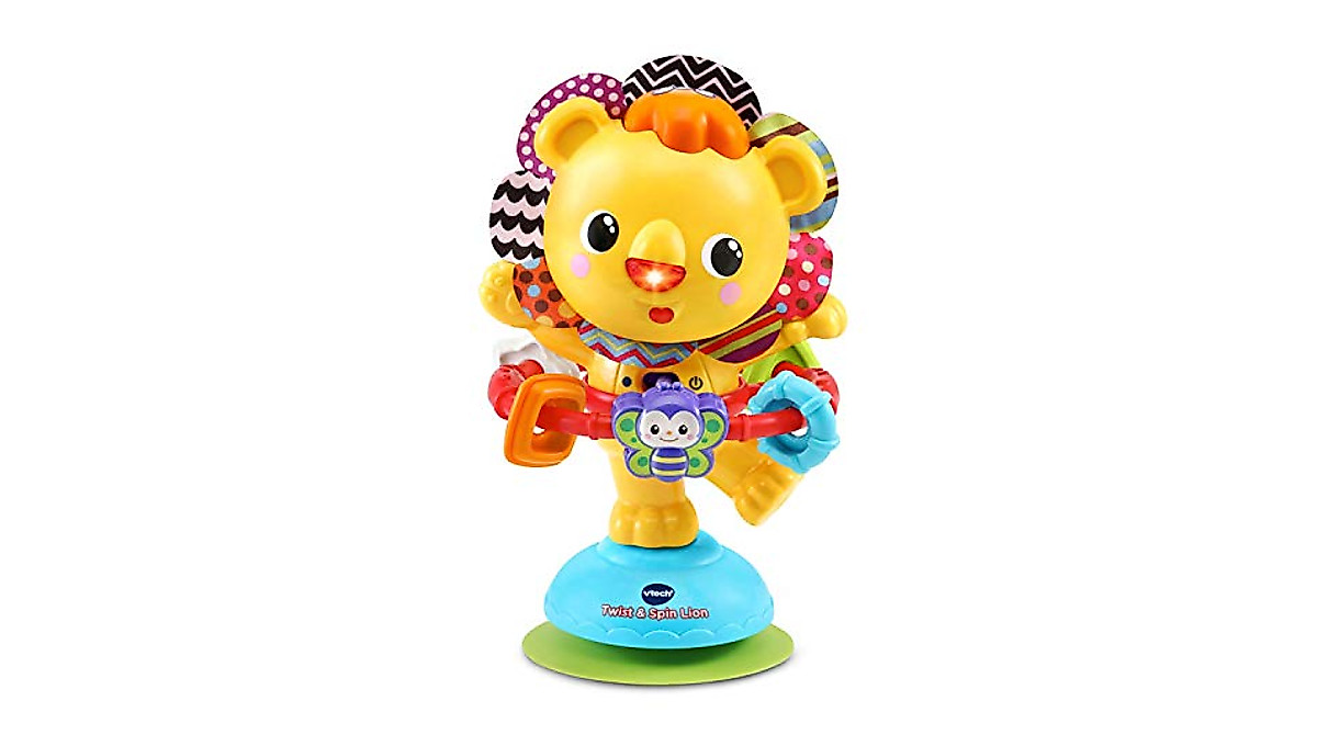 VTech Twist & Spin Lion Baby Toy - Music, Rattle, Motor Skills