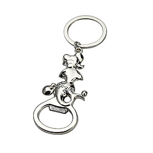 ARFUKA Bottle Opener Keychain Metal Mermaid Pendant Beer Opener Beverage Soda Beer Bartender Bottle Opener Keyring Christmas Birthday Gift for Men and Women