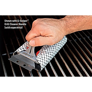 Proud Grill Company Q-Swiper Grill Cleaning Wipes - 40 Count. Bristle Free and Wire Free Grill Cleaner. Use with Q-Swiper Grill Brush (Sold Separately)