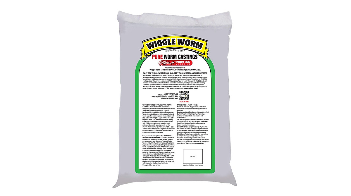 WIGGLE WORM Castings Plus - Boost Your Soil's Health