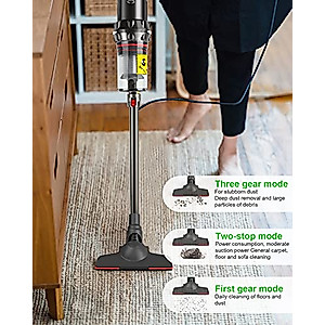 GOXIFACA Corded Stick Vacuum, 600W Powerful 20KPa Suction Vacuum Cleaner, 1.5L Dust Cup, 5 in 1 Lightweight Household Stick Vaccum for Hardwood Floor Carpet and Pet Hair