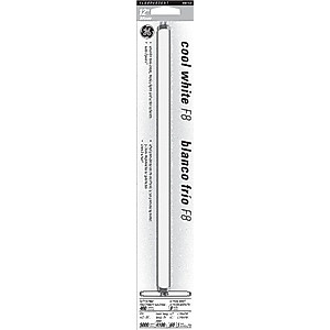 GE Lighting GE 15987 8-Watt 12-Inch T5 Fluorescent Light Bulb, Cool White, 1 Count (Pack of 1)