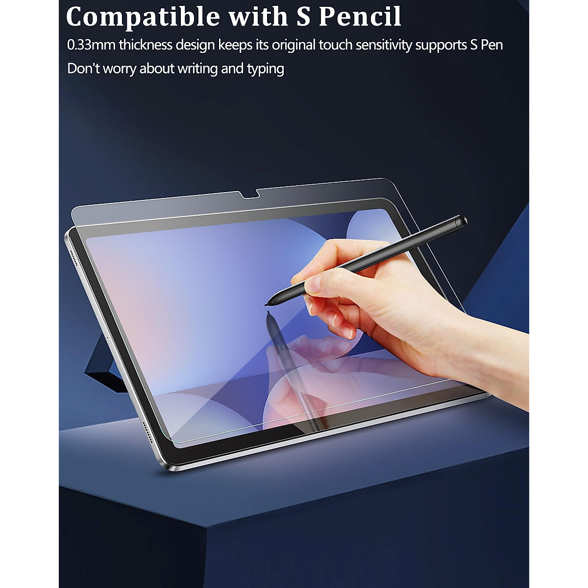 ZtotopCases 2 Pack Screen Protector for Samsung Galaxy Tab S10 Ultra/Tab S9 Ultra/Tab S8 Ultra 14.6 Inch 2024/2023, High Definition Tempered Glass