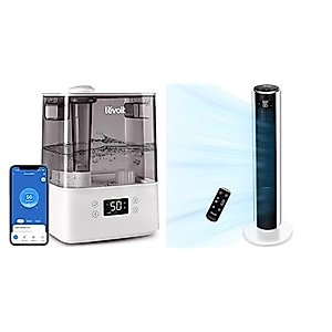 LEVOIT Humidifier and 36' Tower Fan