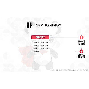 YoYoink Remanufactured Ink Cartridge Replacement for HP 901XL 901 XL High Yield (1 Black, 1 Color; 2 Pack) for Printer HP Officejet 4500 J4680 J4550 J4580