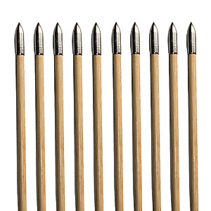 I-Sport 100 Grain Glue on Field Points Archery Replacement Practice Target Arrow Tips 12 Pack