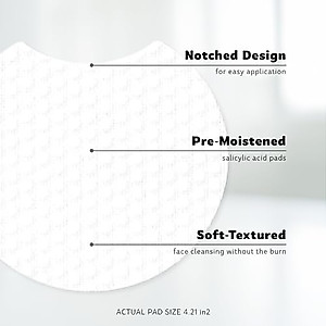 Stridex Medicated Acne Pads, Maximum, 55 Count – Facial Cleansing Wipes, Alcohol Free, Acne Treatment for Face, For Moderate Acne, Smooth Application