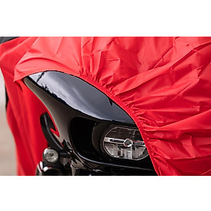 Wrypun Motorcycle Cover for Honda Goldwing 1100 1200 1500 1800 XXXL Outdoor Black+Red