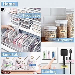 LMASBLTER Pink Label Maker Machine with Tape D11 Portable Bluetooth Sticker Label Printer with Different Fonts Easy to Use Ideal for Home Office Organization Small Business Supplies USB Rechargeable