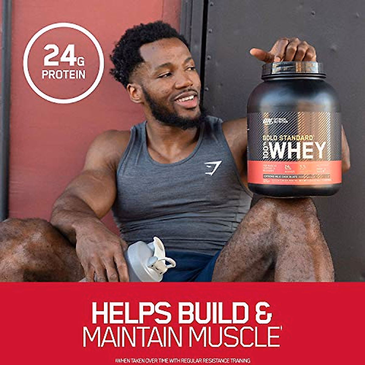 Optimum Nutrition Gold Standard Whey Vanilla Ice Cream -- 5 lbs