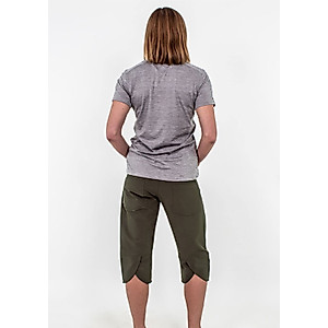 Club Ride Apparel Joanie Capri Knickers - Women's Biking Shorts - Olive - Medium