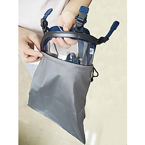 Respirator Mask Drawstring Bag High-Density Waterproof Material Respirator Storage Bag,1 Pack