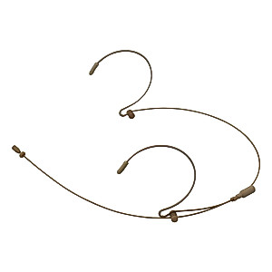 J K Professional Headset Headworn Earhook Microphone MIC-J 071S Compatible with Audio Technica Wireless Transmitters - Hirose 4pin Detachable Plug