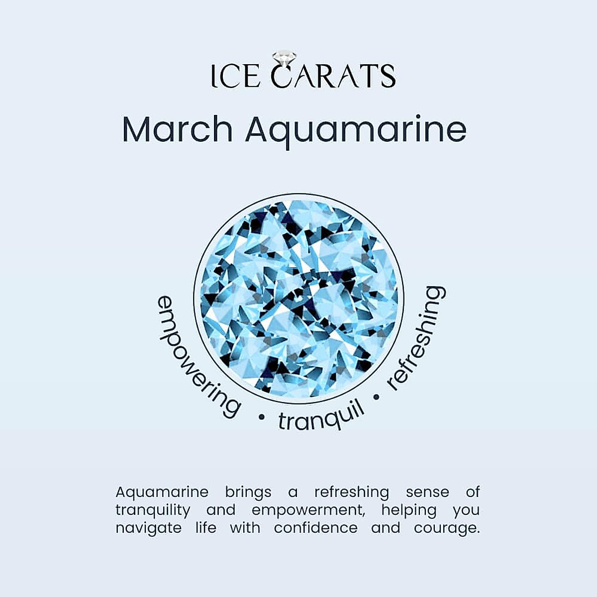 IceCarats 925 Sterling Silver Diamond Blue Aquamarine Oval Ring Gemstone Band Size 9.00