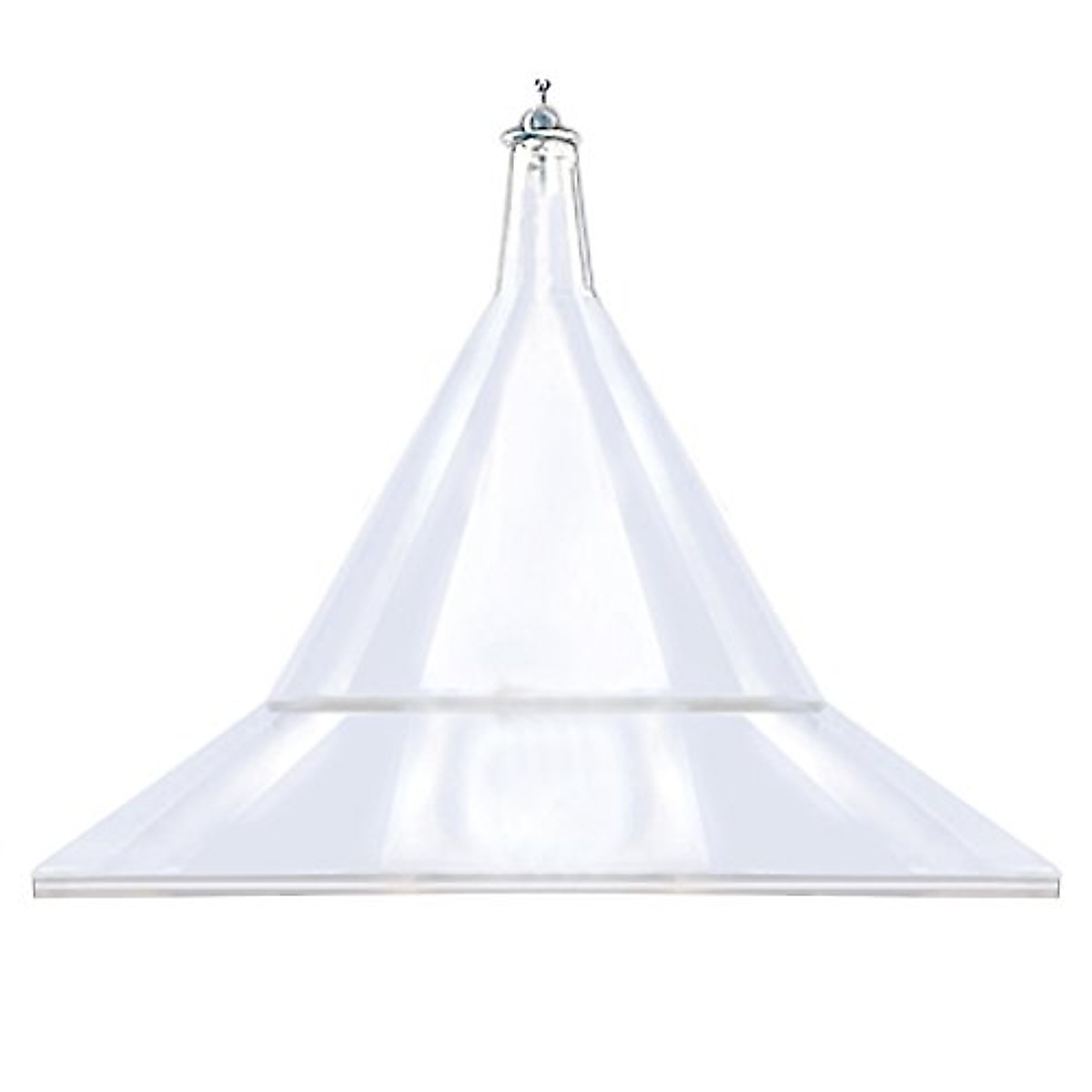 Premium Large 17” Squirrel Baffle - for Outside Bird Feeder Pole and Hanging Houses - Arundale USA (Crystal Clear)