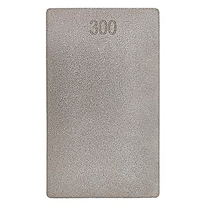 Trend 3-Inch Double-Sided Diamond Sharpening Stone, 300 & 600 Grit, Credit Card Sized Honing Stone with Storage Wallet, DWS/CC/FC