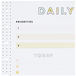 Me & My Big Ideas Happy Plan Planner Fill Paper