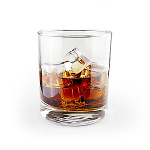 Barvivo Whiskey Glasses Set 4 Pcs - Premium Old Fashioned Glass Whiskey Gifts for Men - Crystal Bourbon Glasses for Liquor, Scotch, Bourbon - Ideal Christmas Gift Whiskey Glass Set (11 oz)