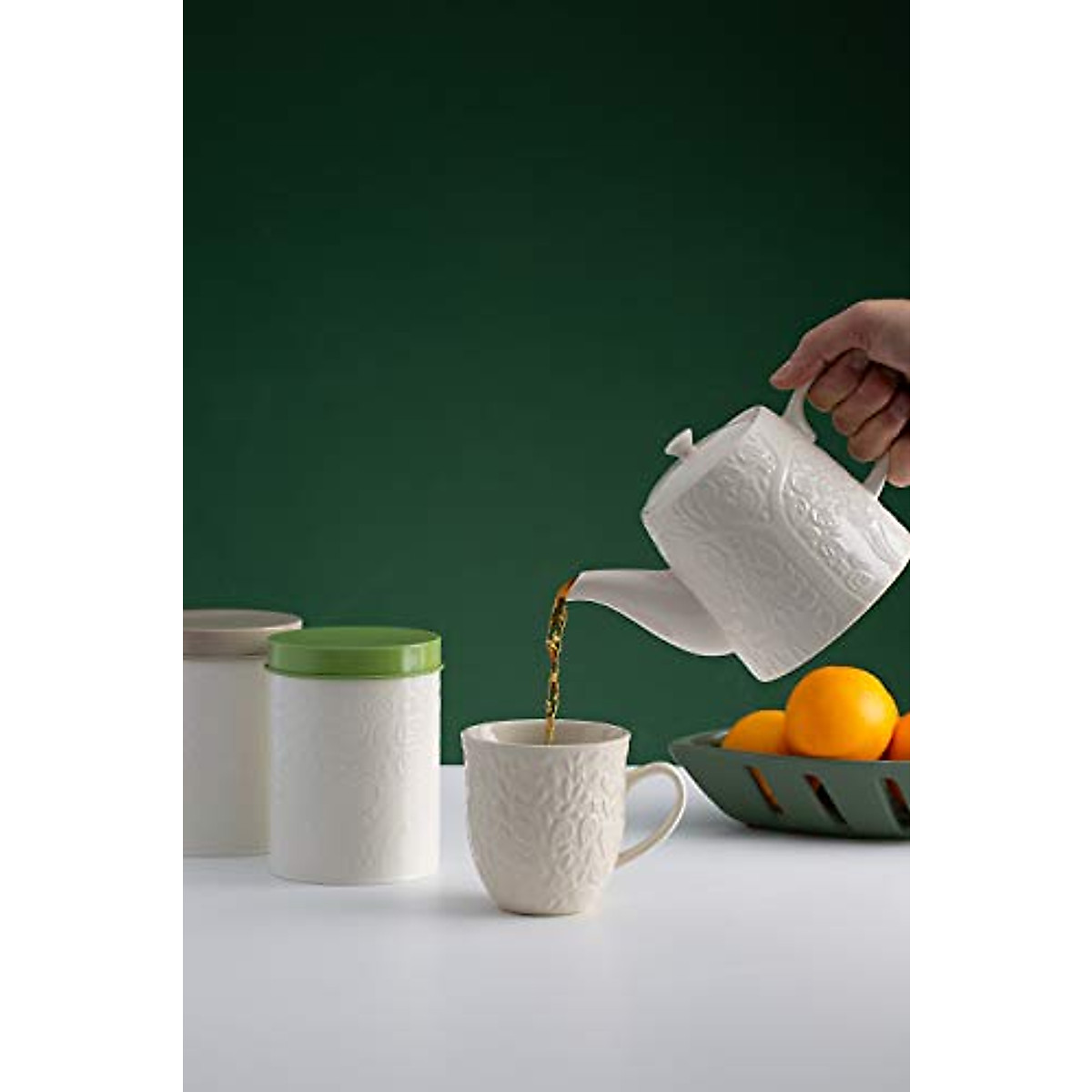 Mason Cash in The Forest Bread/Fruit Bowl