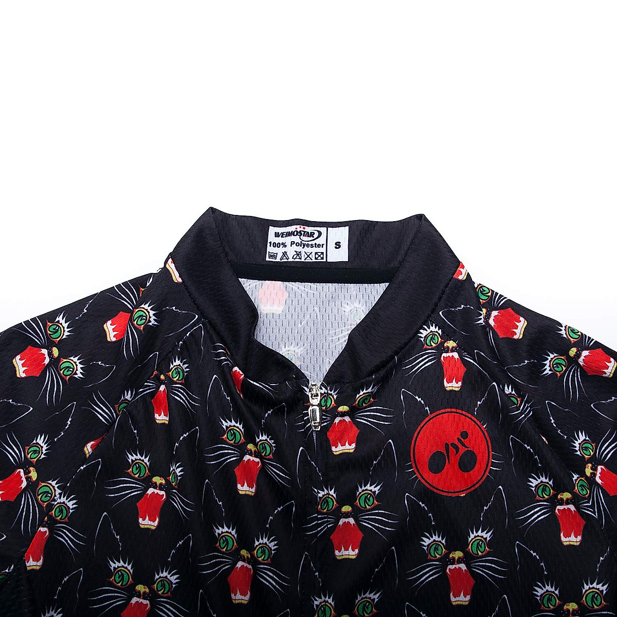 Women's Cycling Jersey Tops Summer Short Sleeve Full-Zip Clothing Bike Shirt Elegant Flowers