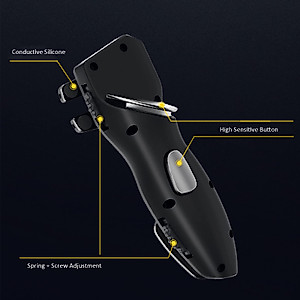 LICHIFIT Tablet Joystick Handle Mobile Game Trigger Controller L1R1 Fire Aim Button Six Finger Gamepad for PUBG Shooting Game Accessories