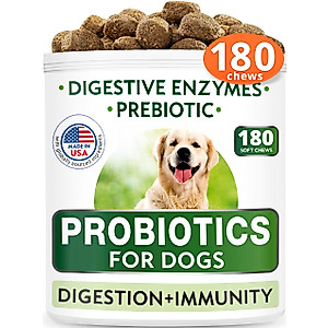 Hemp + Glucosamine + Probiotics Bundle - Joint Pain Relief + Upset Stomach Relief - Hemp Oil, Chondroitin w/MSM, Omega 3 + Digestive Enzymes, Prebiotics - Improve Digestion, Immunity - 120 +180 Chews