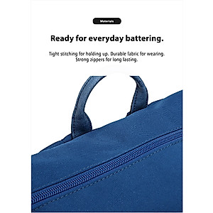 SansPeur EWART Backpack, Casual Back Pack with Laptop Sleeve, designed for Work, Travel, School & College, Navy Blue