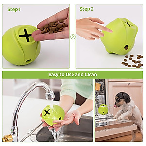 Aelflane Treat Dispensing Dog Toys for Small Dogs,Dog Puzzle Toy,Chew Toy for Dogs, Petals Dog Balls Treat Dispensing Dog Toys