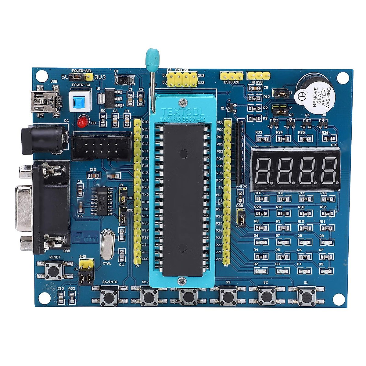 Development Board 51 Microcomputer Module Electronic Component STC AVR 51 STC89C52RC 3-5V