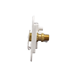 THETFORD RV Camper City/Gravity Water Hatch with Brass Check Valve Polar White PN 94224