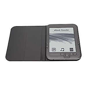 Gaeirt 6in E Book Reader with Case, 800x 600 HD Ink Screen Ereader Eye Protection Ebook Reader Supports up to 16GB, Portable E Reader for Reading(16G)