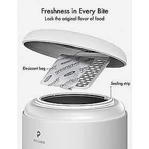 PETLIBRO Automatic Cat Feeder, 4L Auto Pet Dry Food Dispenser with Clog-Free Design, Low Food LED Indication, 0-50 Portion Control for 1-6 Meals Daily, 10s Voice Recorder for Small & Medium Pets