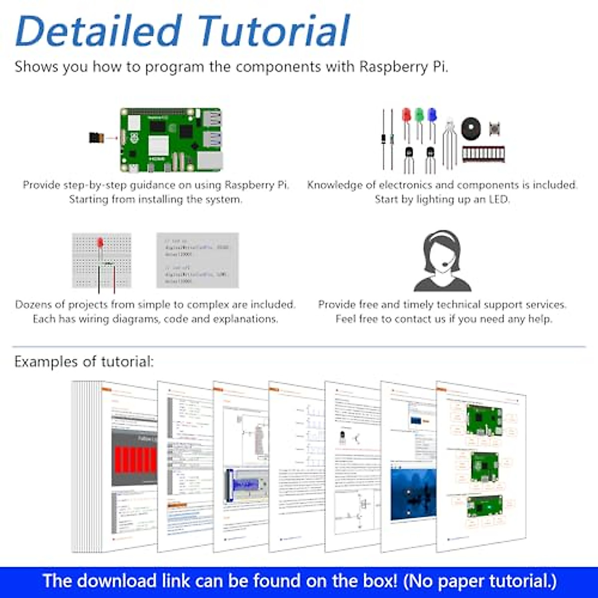 Freenove RFID Starter Kit for Raspberry Pi 5 4 B 3 B+ 400 Zero 2 W, 927-Page Detailed Tutorial, Python C Java Scratch Processing Code, 204 Items, 122 Projects (Raspberry Pi NOT Included)