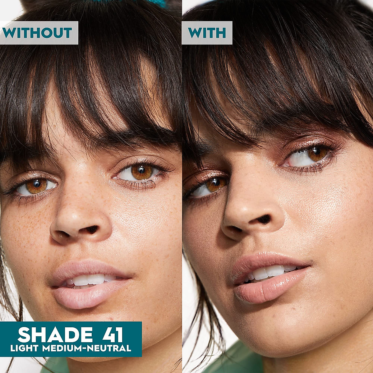 Urban Decay Hydromaniac Dewy Foundation (41 Light Medium Neutral), Hydrating Tinted Moisturizer for Dry Skin, Buildable Medium Coverage, Non-comedogenic, Vegan, Cruelty-free - 1.1 fl oz