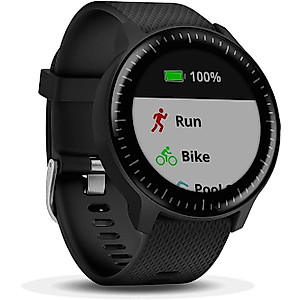 Garmin vívoactive 3 Music, GPS Smartwatch with Music Storage and Built-in Sports Apps, Black (Renewed)