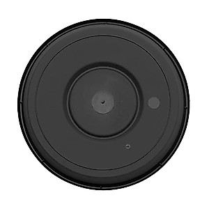 Bloem Terra Pot Round Drain Saucer: 20" - Black - Tray for Planters 15-20", Matte Finish, Durable Resin, Ribbed Bottom, for Indoor and Outdoor Use, Gardening, Planter Not Included