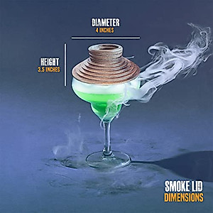 Blaze of Glory Cocktail Smoker Whiskey Smoker With Flavor Blaster Smoke Top Old fashioned Smoker Kit Includes: Gift Box, Brush,Torch, Drink Smoker, Cocktail Recipe Book, Cherry Wood Chips (No Butane)