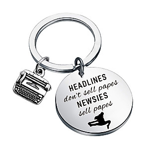 AKTAP Inspired Gift Musical Theatre Keychain Gift Headlines Don't Sell Papes Sell Papes