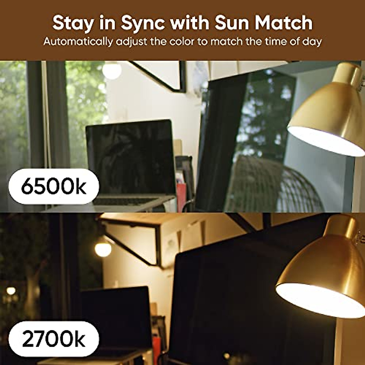 Wyze Bulb Color, 1100 Lumen WiFi RGB and Tunable White A19 Smart Bulb, Works with Alexa and Google Assistant, One-Pack - A Certified for Humans Device