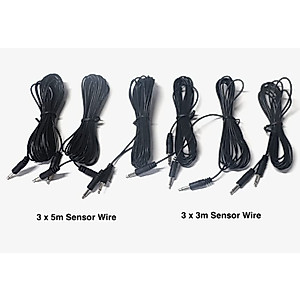 Mefape Automotive Stethoscope, Chassis Ears with 6 Channels Color Light Indicators, Electronic Stethoscope, Automotive Diagnostic Kit, Mechanic Stethoscope for Auto Body Engine Chassis, Vol Up/Down