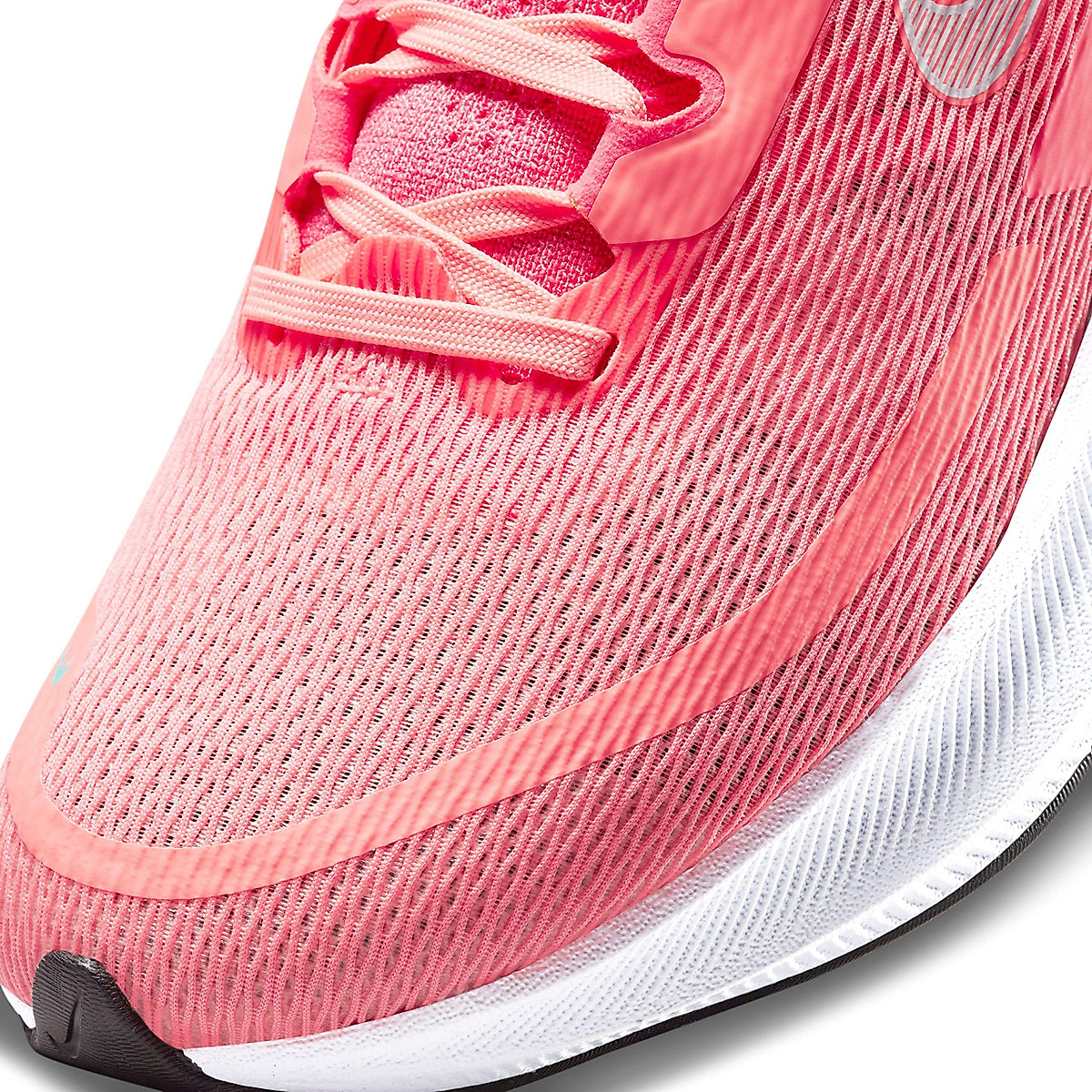 Nike Women's Zoom Fly 4 Running Shoe (Lave Glow/White/Racer Pink, us_Footwear_Size_System, Adult, Women, Numeric, Medium, Numeric_8)