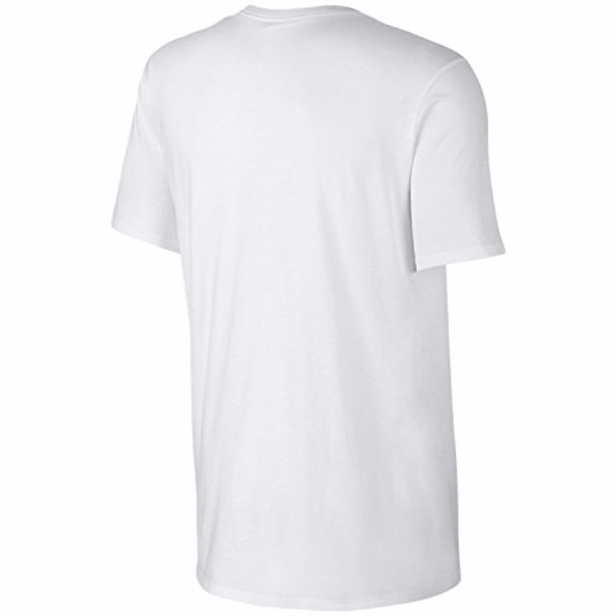 NIKE Sportswear Men's Club Embroidered Futura Tee, White/Black, Medium