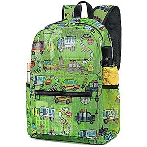 CAMTOP Mesh Backpack Kids Boys Girls Bookbag See Through Preschool Backpacks Casual Daypack for School Beach Travel Swim(Age 3-8 Years)