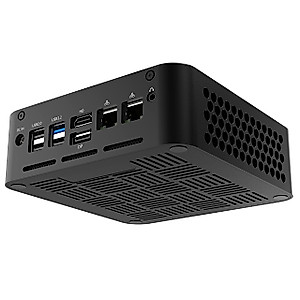 KINGDEL K18 Mini PC Desktop Computer AMD Ryzen 5 6600U CPU 16GB DDR5 RAM 512GB M.2 PCIe4.0 SSD W-11 Pro 2xLAN(2500M×2) Mini Gaming Computer Support 4K/8K Triple Display