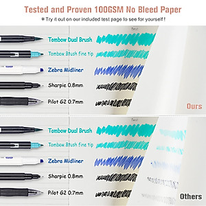 College Ruled Notebook, Large B5 Lined Journal Notebook, 314 Numbered Pages Work Notebook with Index Stickers, 100gsm Thick Paper, Hardcover Vegan Leather Journal for Women Men School Office, Pink